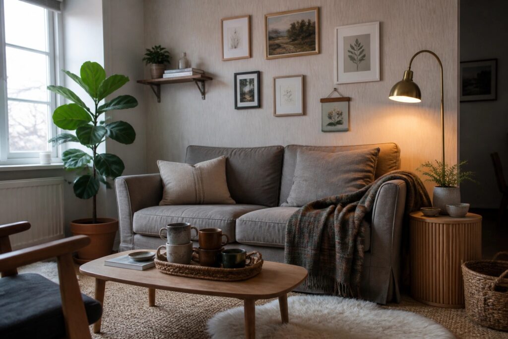 25 Renter-Friendly Fall Living Room Decor Ideas For Compact Layouts